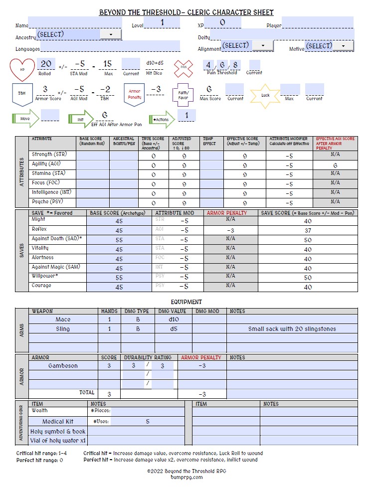 Beyond the Threshold Character Sheets Now Available as Zip Folder ...