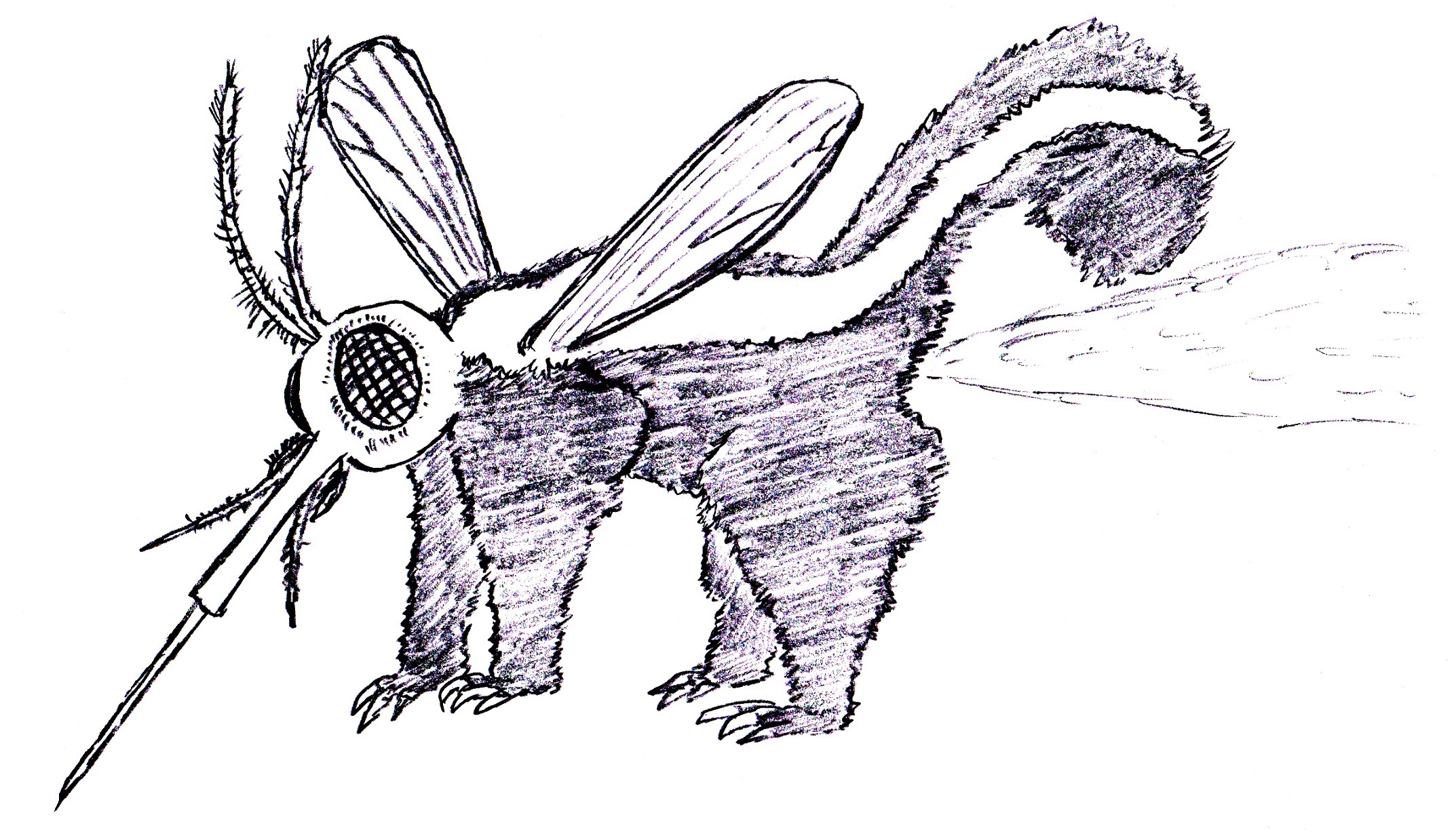 Monster Monday #2- Mosquiskunk – BUMP IN THE DUNGEON
