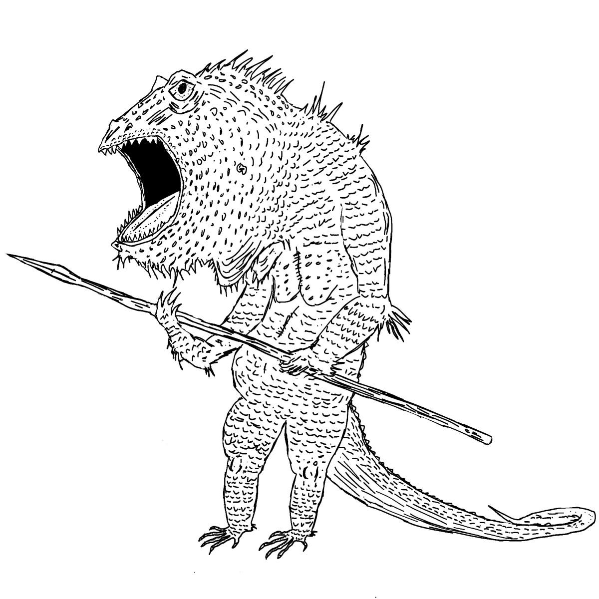 Monster Monday #17: Lizardfolk – BUMP IN THE DUNGEON